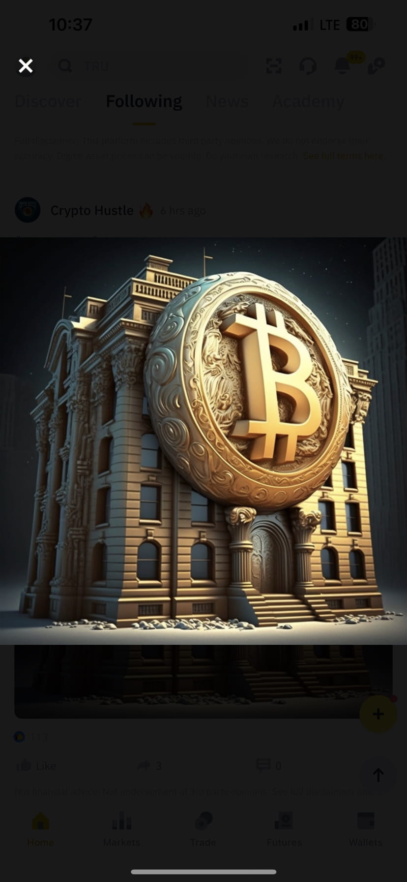 Be your own Bank with #bitcoin 📈🚀! #Binance #crypto2023 | Crypt_PL on Binance Square