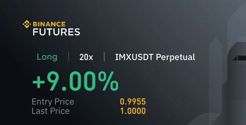 Futures Trade on Binance 🔥🔥🔥 #IMXUSDT long call Entry | Pro Analysis on ...