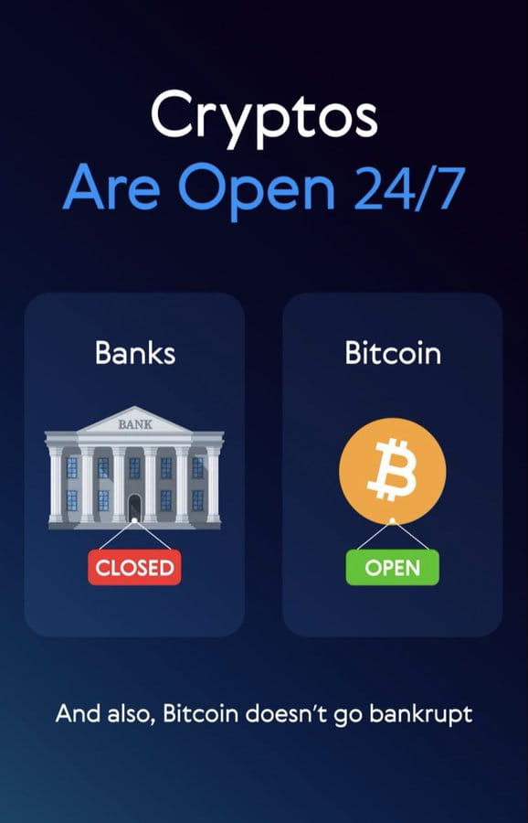 #bitcoin is not closed on Sundays. | Trading Heights on Binance Square