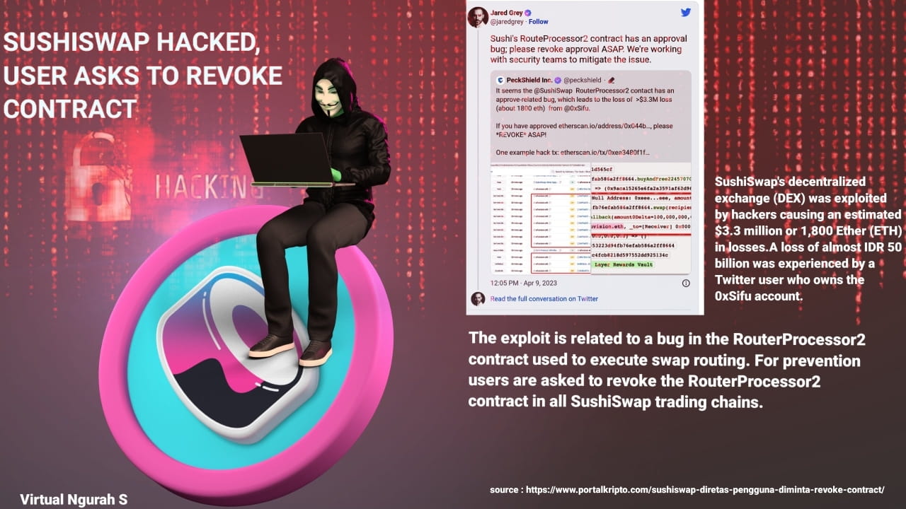 SushiSwap bị hack, người dùng yêu cầu hủy hợp đồng | Virtual Ngurah S trên Binance Square
