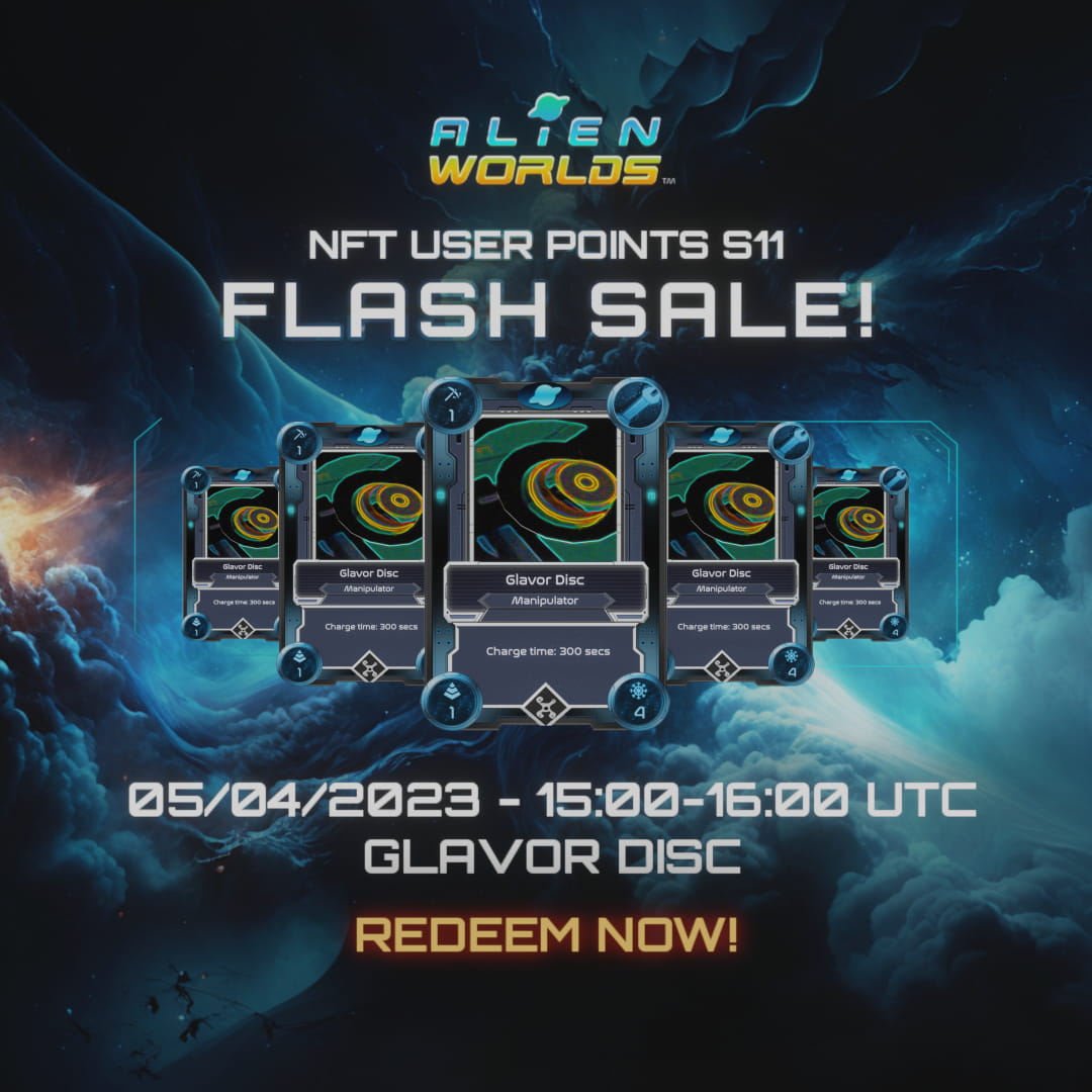 NFT User Points Season 11 Flash Sale! | Alien Worlds on Binance Square
