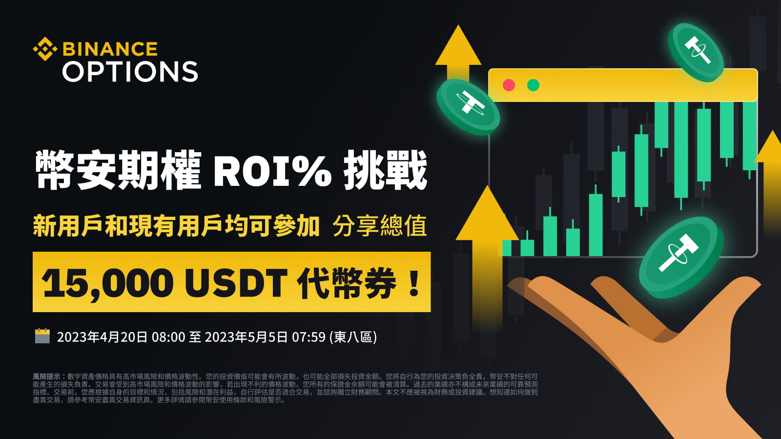 📢Binance Options new event is here💰The total bonus of 15,0 | 幣安合約 on Binance Square