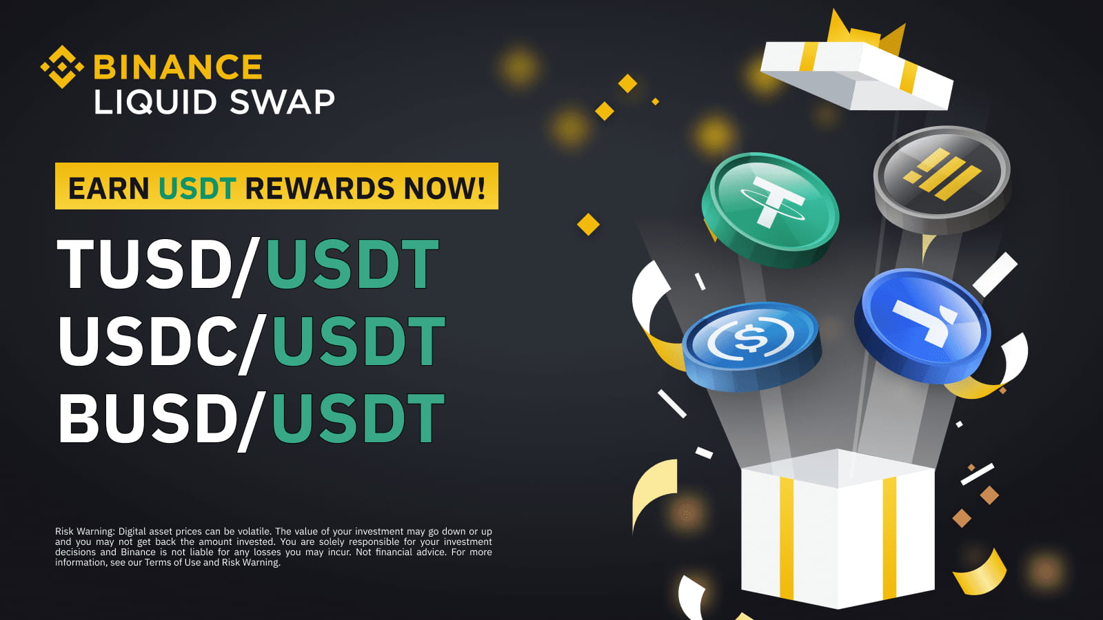 Binance Liquidity Farming Adds USDT Rewards for USDT Liquidi | Binance Earn Official on Binance ...