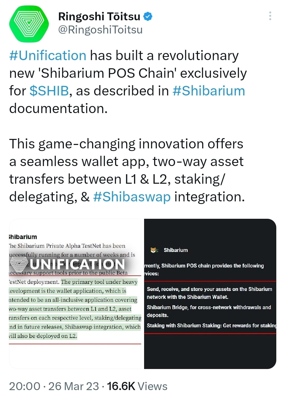 Shibarium created a new Wallet for Shiba Inu #BTC #SVB #Exch | Wolf ...