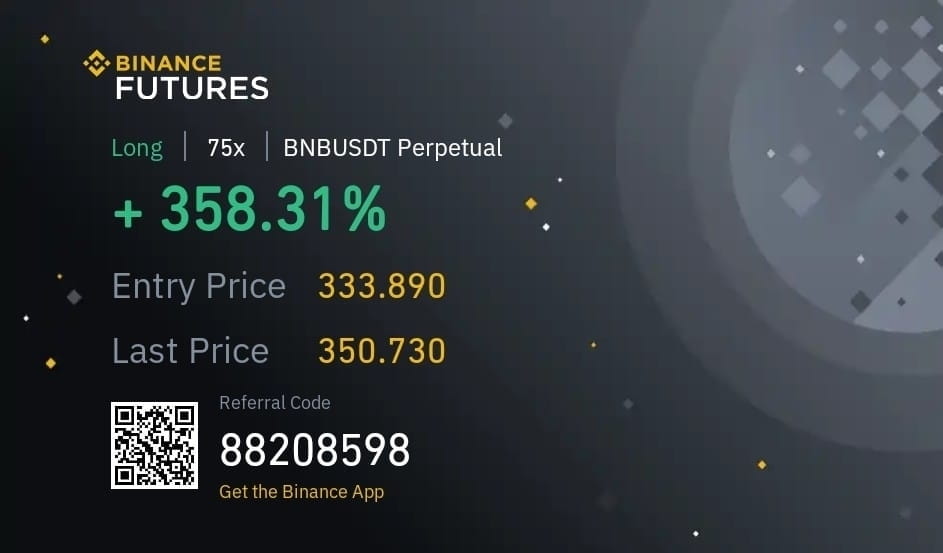 Congratulations BNB Lovers still Running 💯💥 I take Dail | Basharat_Ali ...