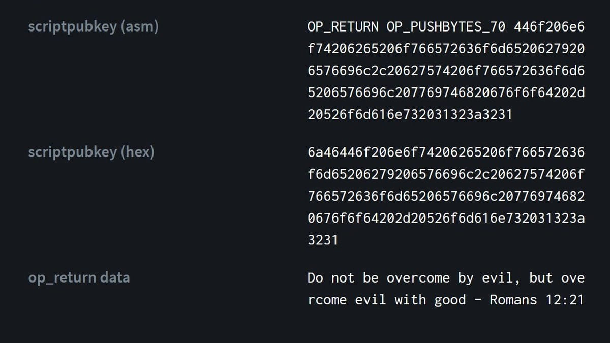 🤨 A message was embedded in Bitcoin block 666.666 Do not b | CRYPTON on ...