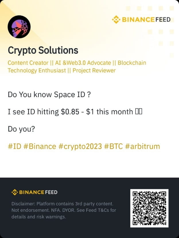 #ID is doing well!!! Remember our target? and Now look # | Crypto Solutions on Binance Square