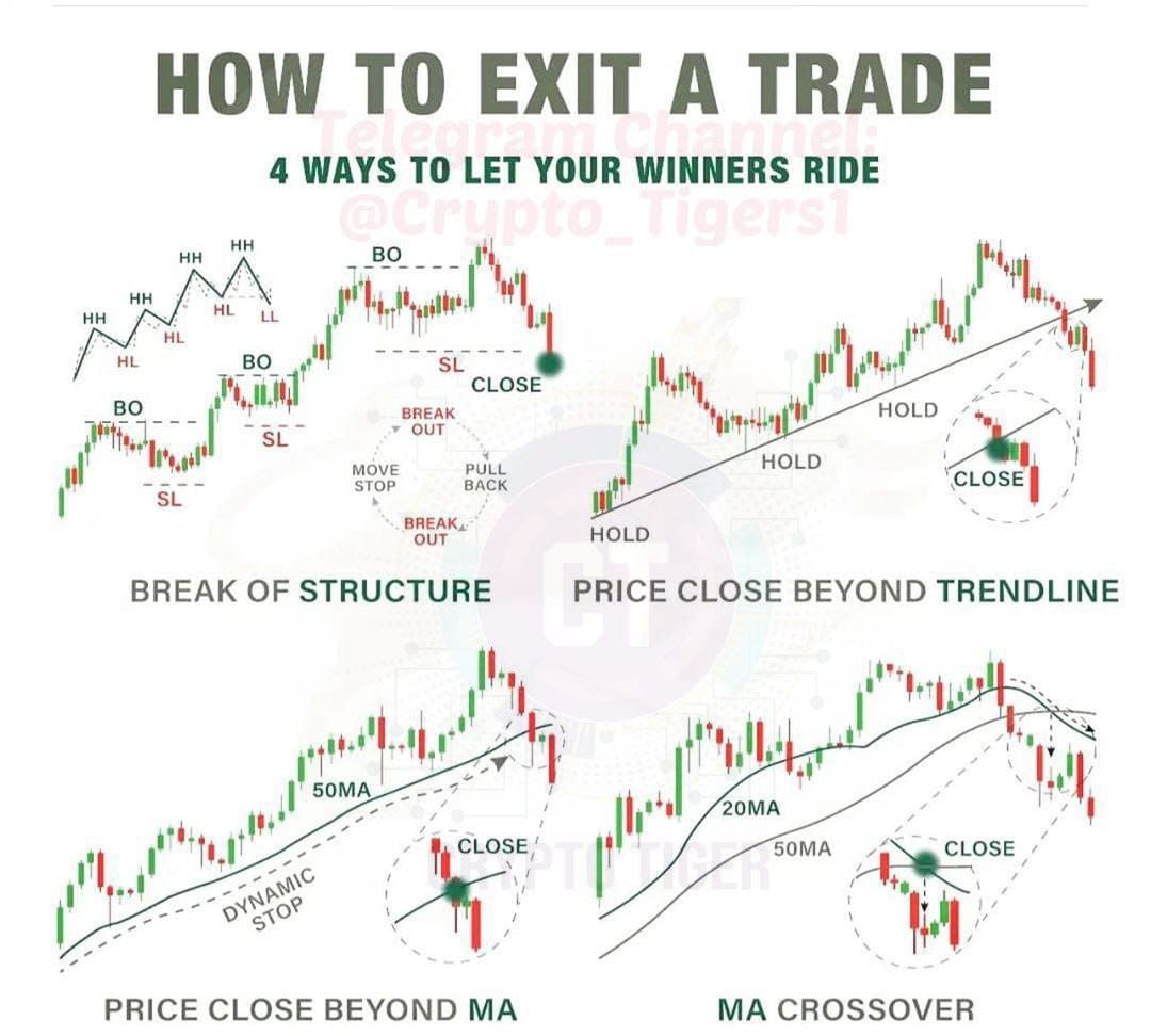 Trading Tips of the Day 👆👆 How to Exit A Trade ?? | CRYPTO PLAYERS on ...
