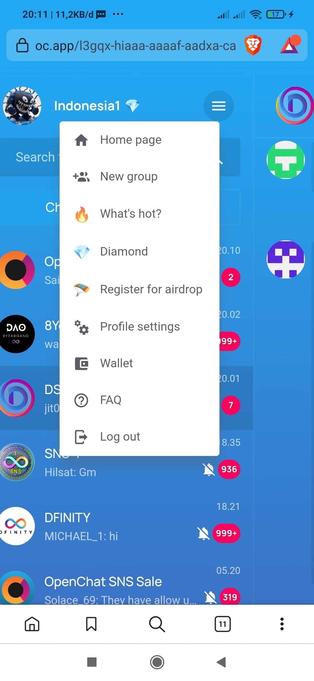 OpenChat $Chat one of the social media on the $ICP network, | Crypto Bali Community on Binance ...