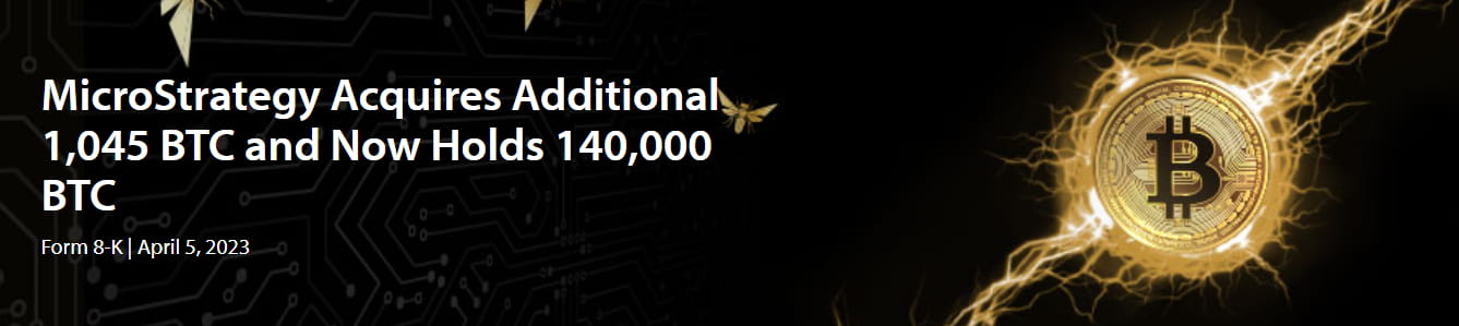 #MicroStrategy buys an additional 1,045 #BTC ... worth $29 | CryptBerg - Trusted Crypto News on ...