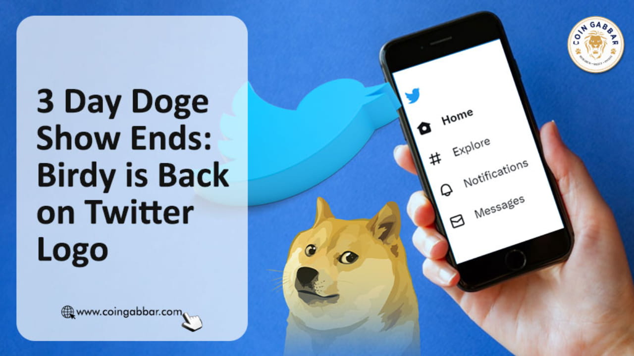 3 Day Doge Show Ends: Birdy is Back on Twitter Logo | CoinGabbar on ...