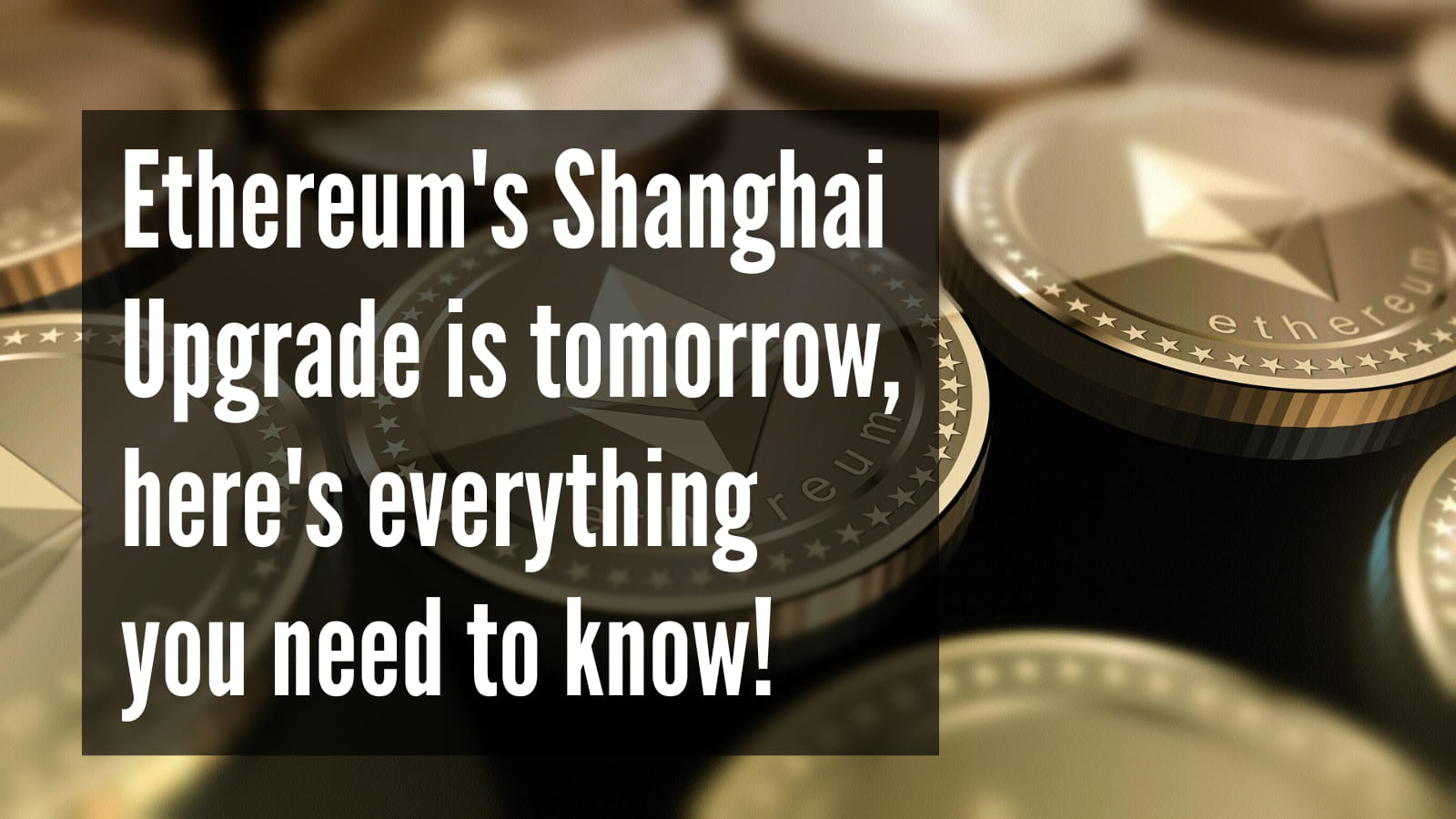 ⚡New article incoming!⚡ Ethereum's Shanghai Upgrade - everyt | TheCryptoJourno on Binance Square