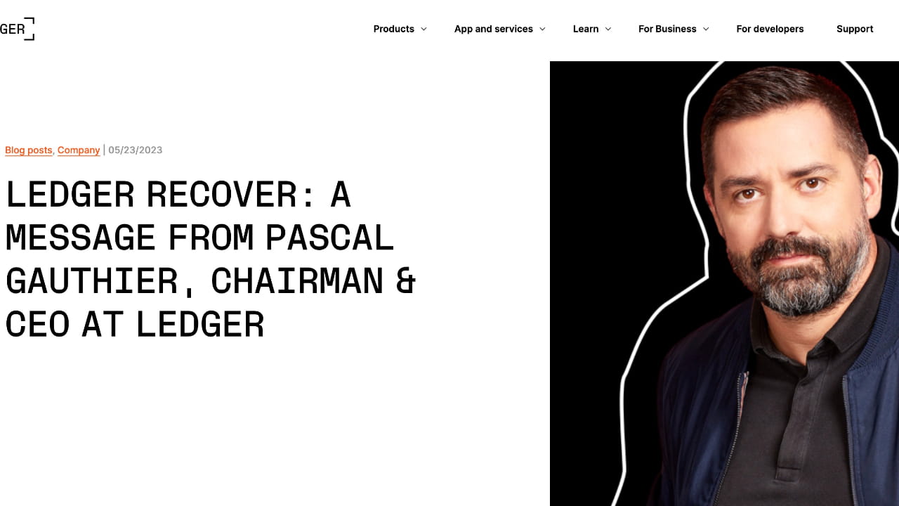 Ledger Announces Commitment To Transparency And Security In Crypto ...