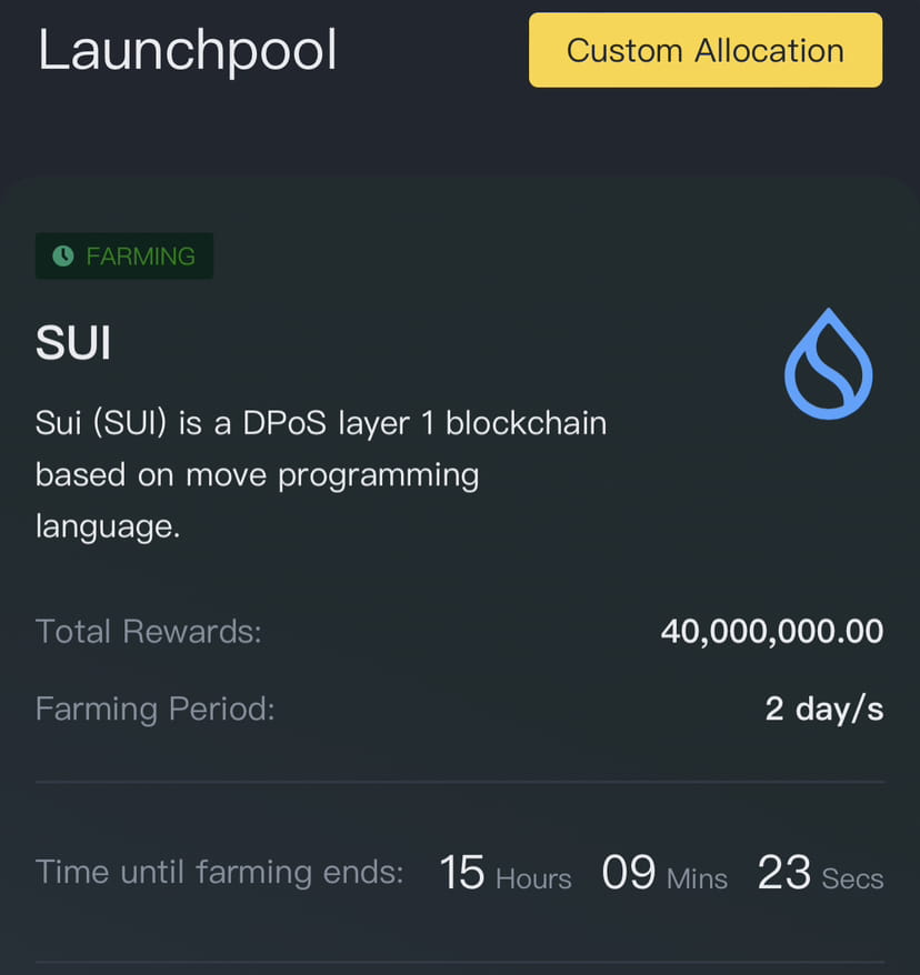 SOLO QUEDAN UNAS HORAS DEL #SUI LAUNCHPOOL🔥 NO TE PIERDAS E | Next 100X GEMS en Binance Square