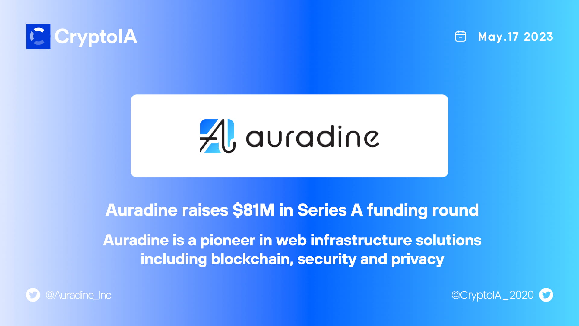 @Auradine_Inc has raised $81M in Series A funding round led | KAIA早知道 on Binance Square