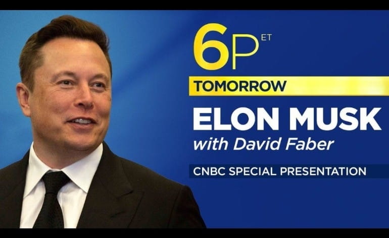 📣 Elon Musk will be on CNBC tomorrow following Tesla's $TSL | Crypto ...