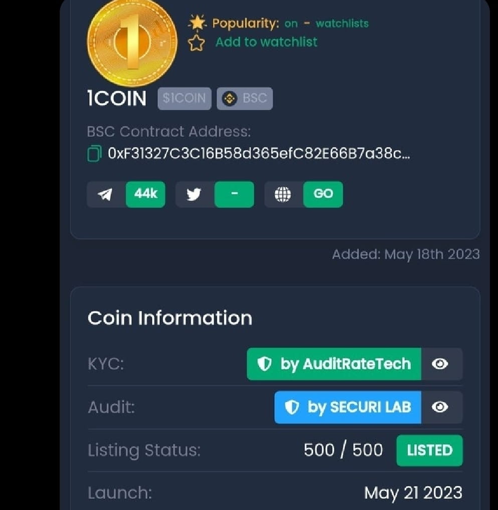 KYC & Audit Badges Successfully updated on CoinSniper coin | Crypto ...