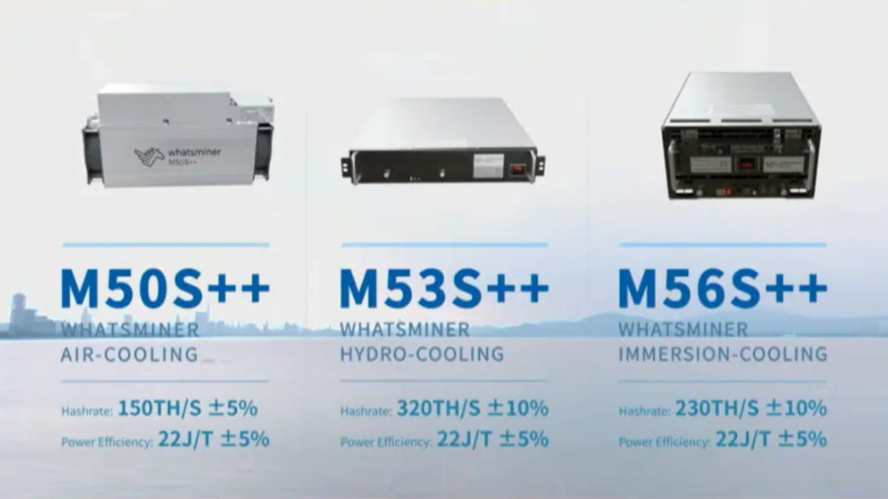MicroBT announces 3 new WhatsMiner M50 equipment to mine Bitcoin ...