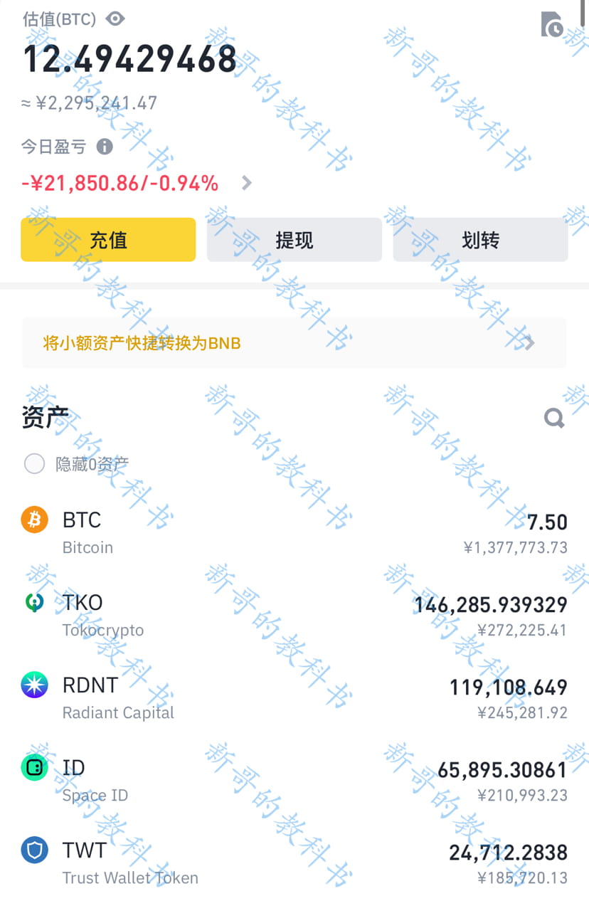 新哥的教科书 On Binance Feed Binance Feed