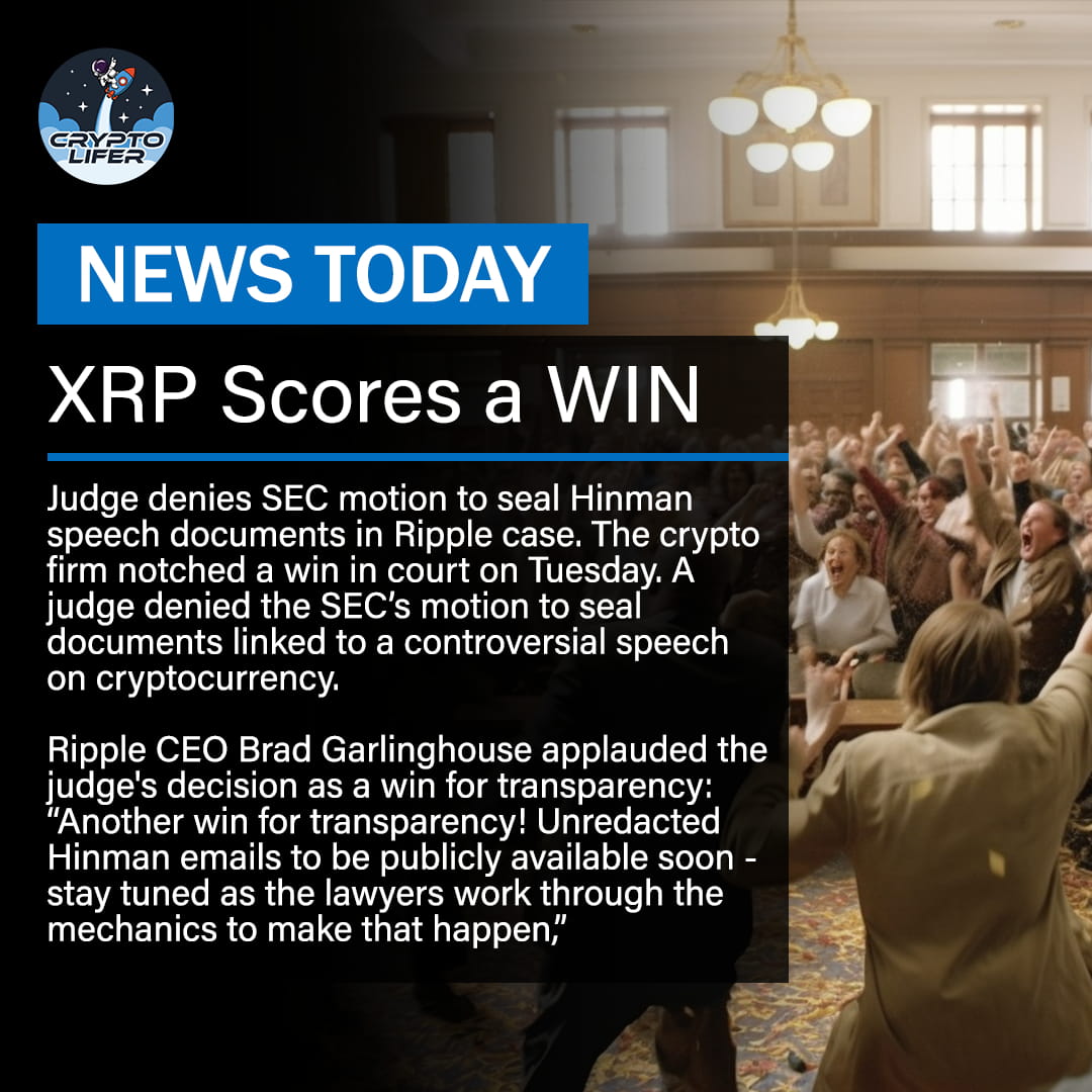 XRP Scores a WIN | CryptoLifer on Binance Square