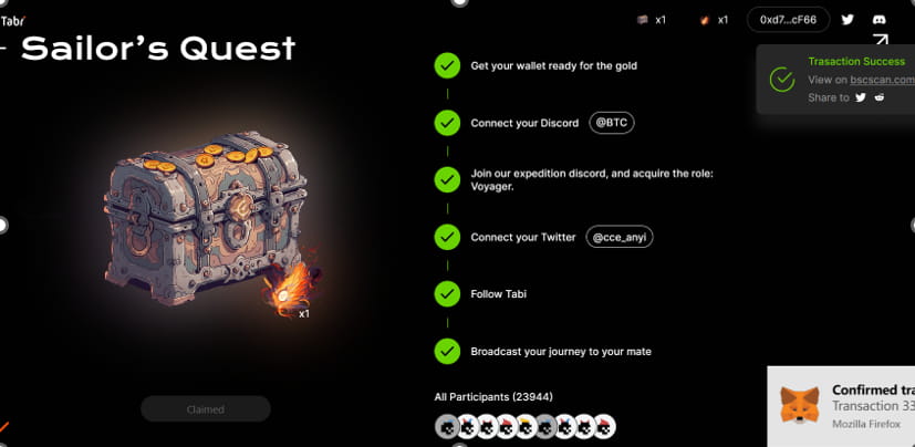 Tabi of BSC series Project that received 10 million in fina | anyie_eth ...