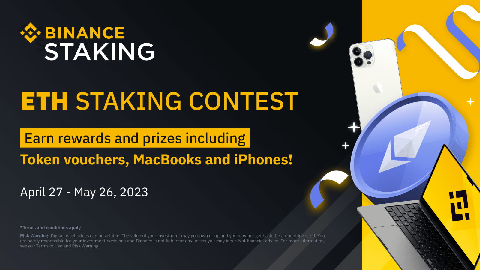 In case you've missed it, here is the Grand ETH Staking Cont | Binance Earn Official on Binance ...