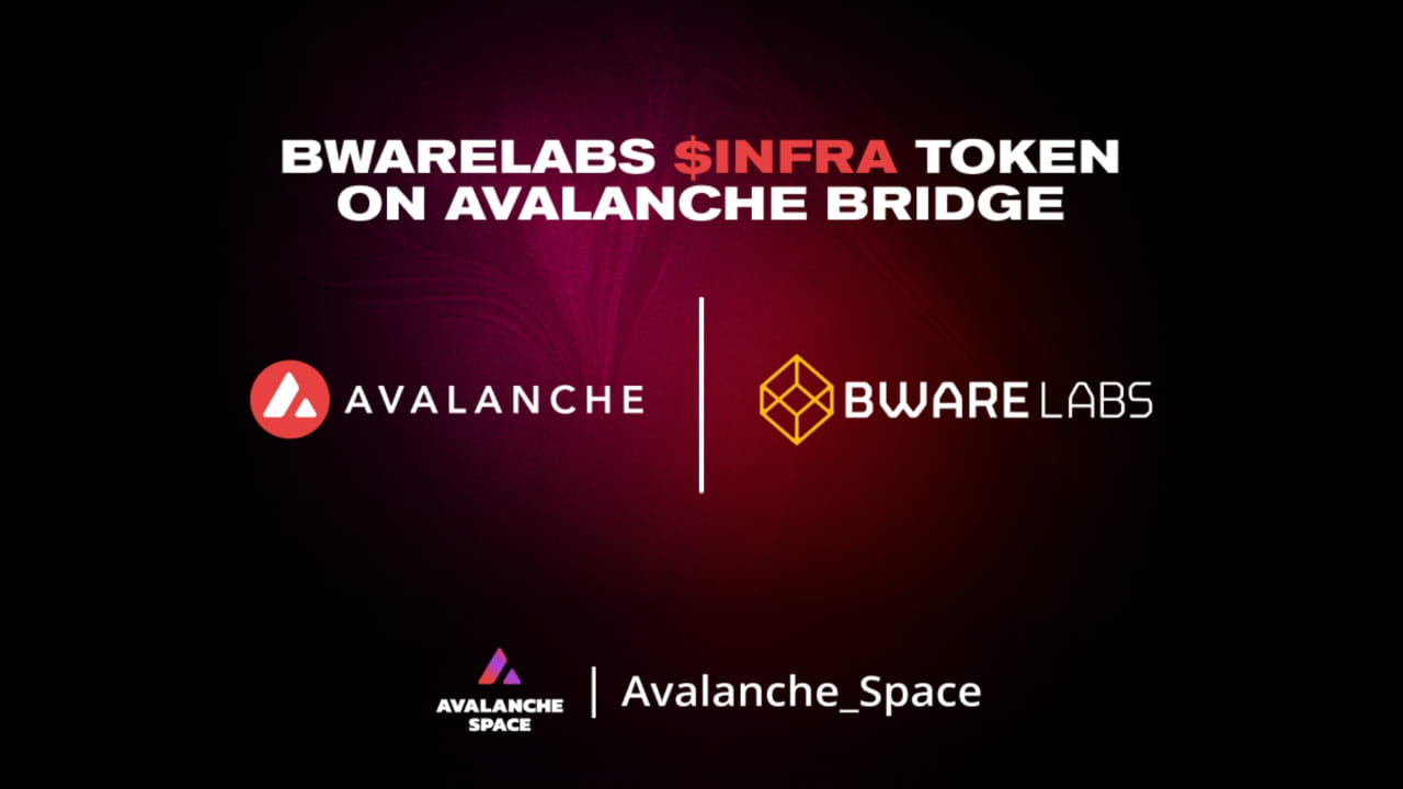 Bware Labs $INFRA token Available on Avalanche Bridge | Avalanche Space on Binance Square
