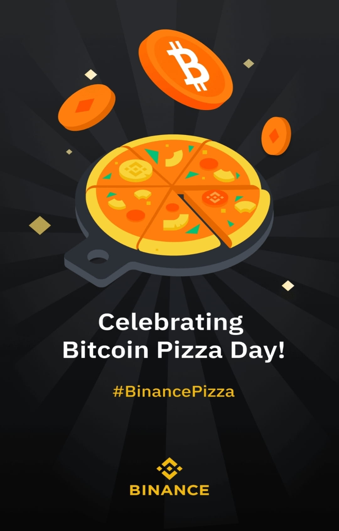 May 22th Bitcoin Pizza Day with #Binance #binancepizza | The Buzzing Bee on Binance Square