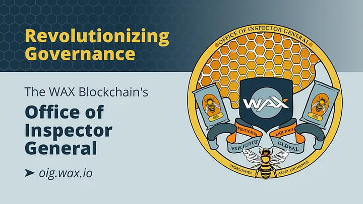 📣 Revolutionizing Governance: The WAX Blockchain's Office | WAX ...