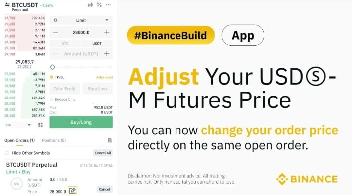 You no longer need to cancel and replace your USD-M Futures | Aman Sai ...