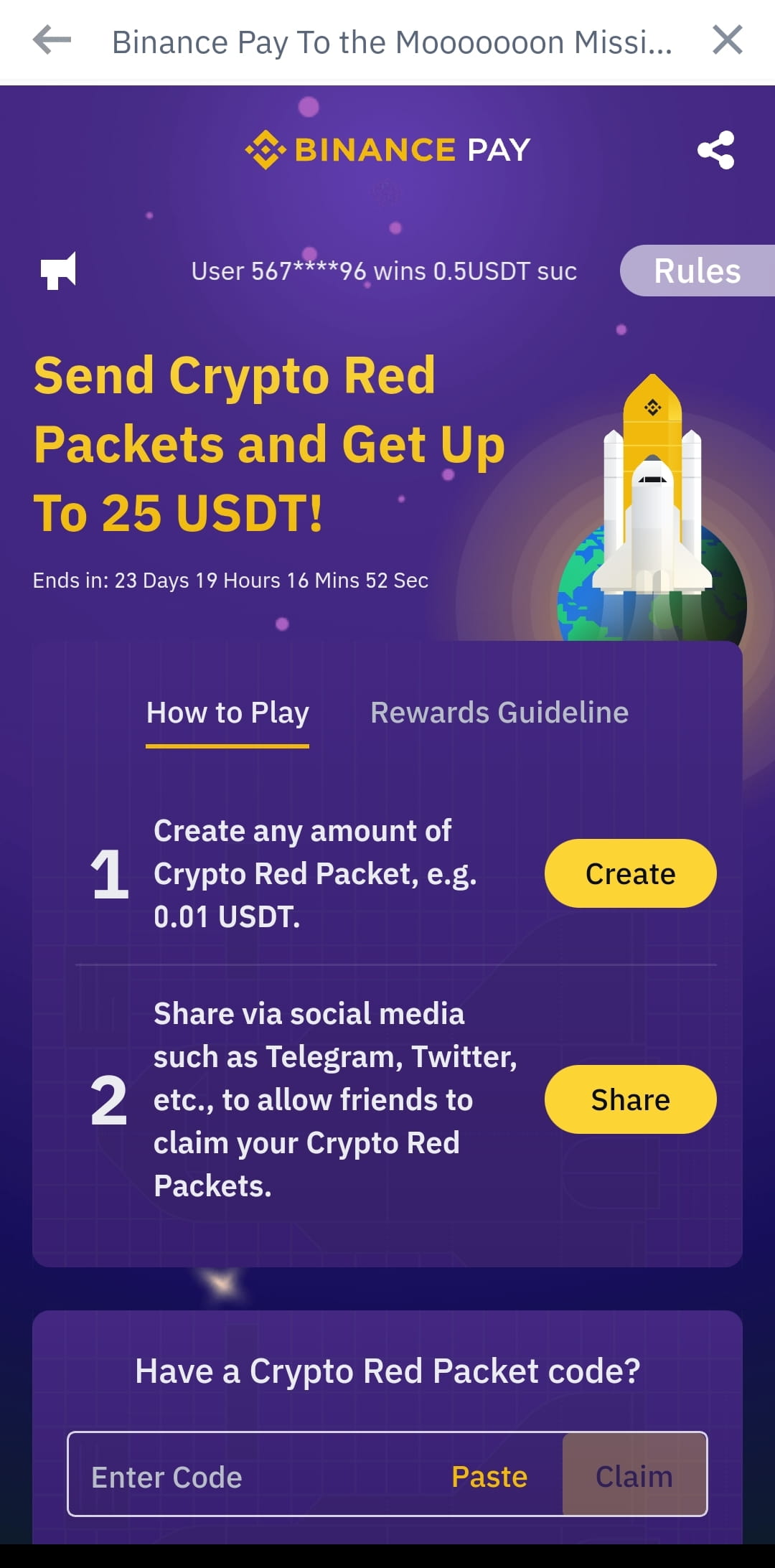 Binance Pay game: Try to send starting with the amount "0.0 | Kasonso ...