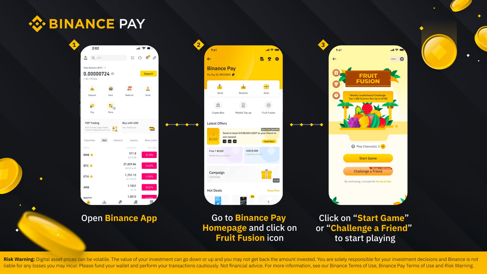 🔶😇 Binance Pay dengan senang hati mempersembahkan game Fr | RIBKA ...