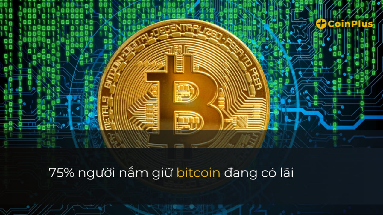 75% of bitcoin holders are profitable | Coinplus-news on Binance Square