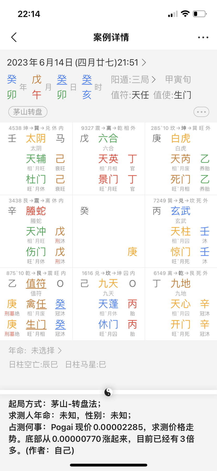 求测 #pogai 能涨到多少，预测时候价格0.0000 2285，做空的别急着空我，资金费率一般人伤不起，你要是3倍以 | 开挂的金兔子发布 ...