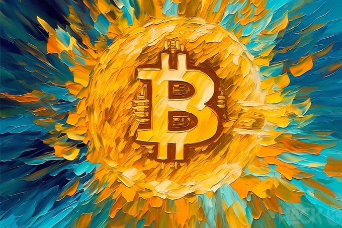 🔶😇 beautiful Bitcoin art, it reminds me of a Van Gogh pai | RIBKA ...