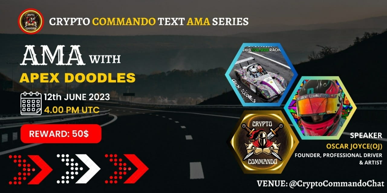 Cryoto Commando Will Hosting Text AMA Session With Apex Dood | Crypto Commando on Binance Square