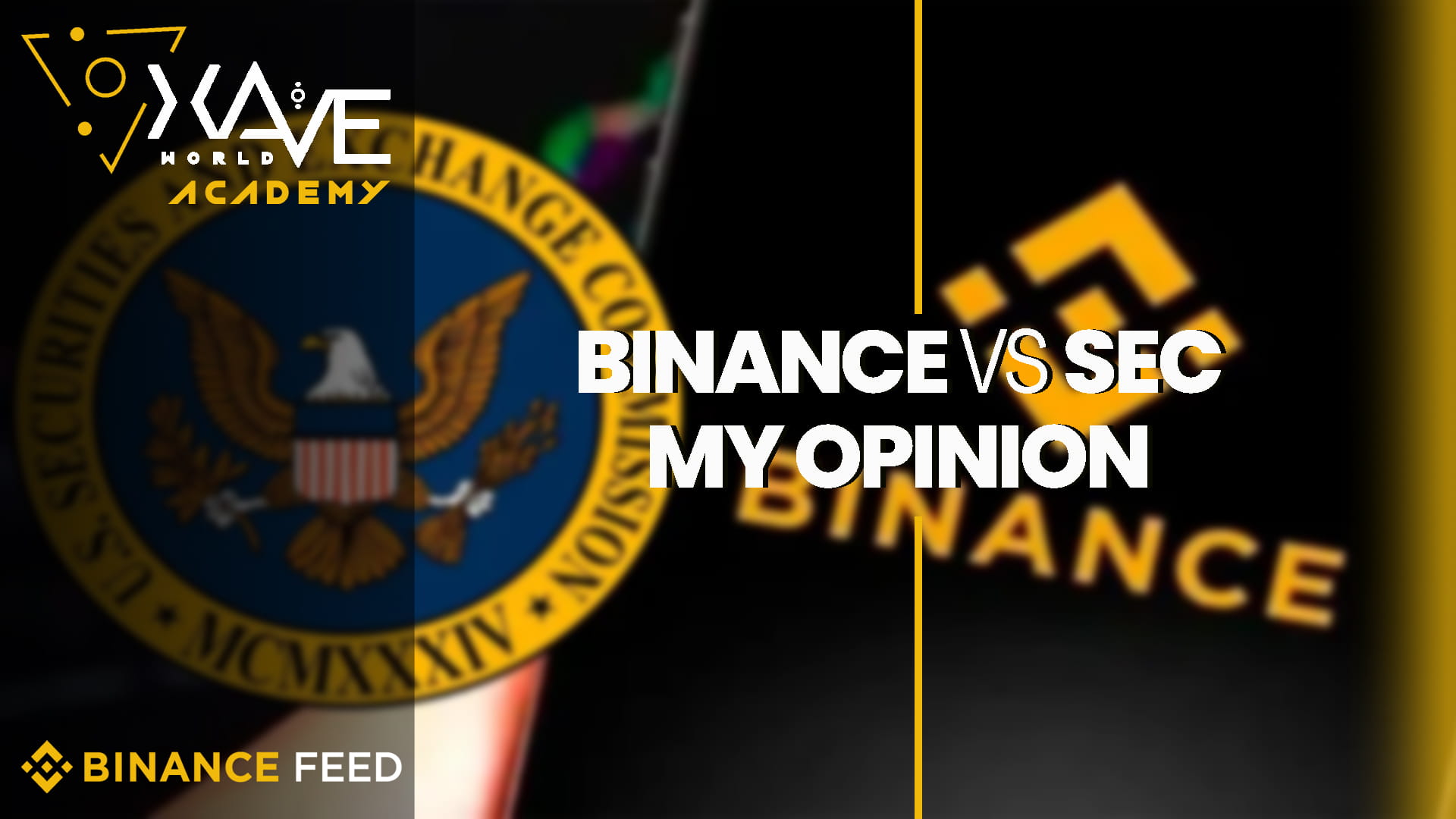 New Article! 💬 - Binance vs. SEC - My opinion The #SEC has | GalagaxCrypto on Binance Square