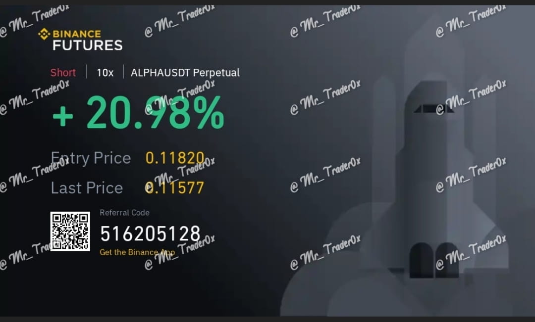 Binance Futures #ALPHA/USDT Take-Profit target 1 Profit: 3 | Mr_Trader0x on Binance Square