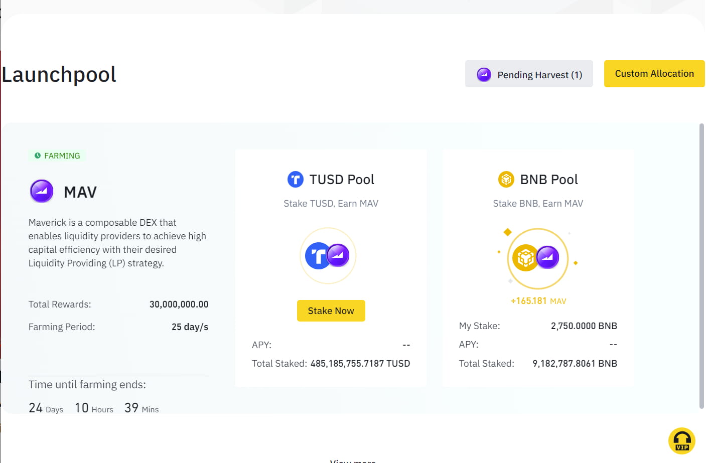 #Binance #Launchpool listed Maverick #MAV for farming. It' | BuyBitcoinLeb on Binance Square
