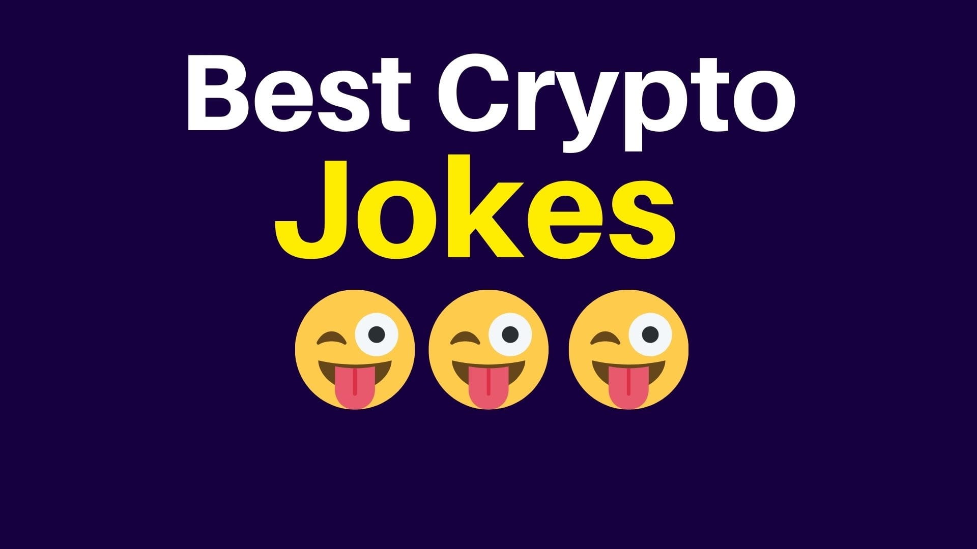 BEST CRYPTO JOKES! LOL Why was the blockchain cold? Because | Crypto ...