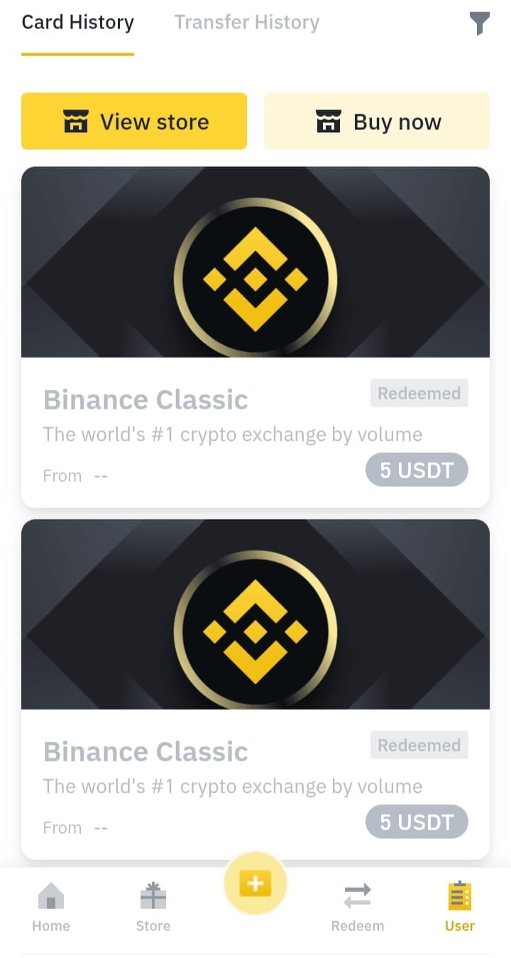 I won two Binance Gift Cards, but I'm not sure which event t | Exdrop ...