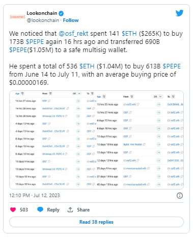 Ethereum (ETH) whales quietly snap up $613 billion in PEPE tokens | 韭菜救星7 on Binance Square