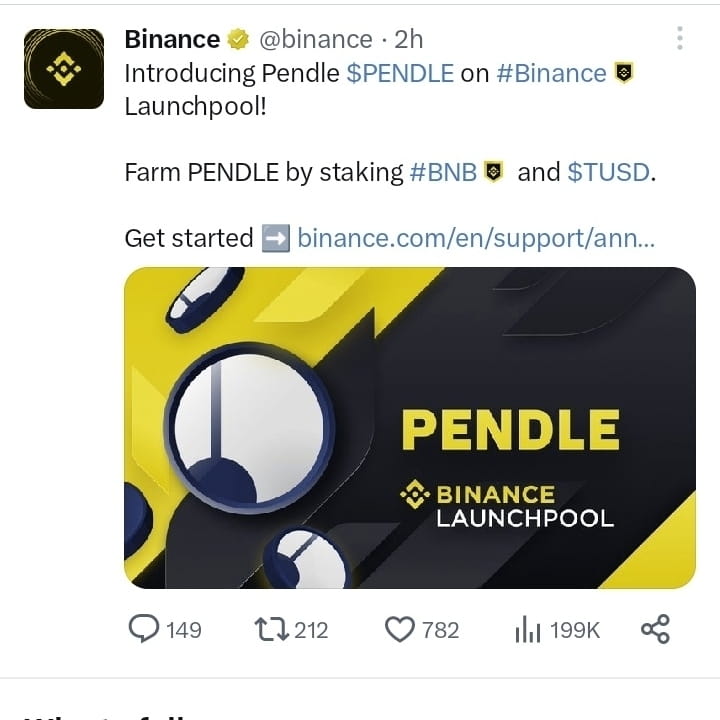 Binance $PENDLE Launchpool Goes Live🔥😲 So just like the M | Akahilz Academy on Binance Square