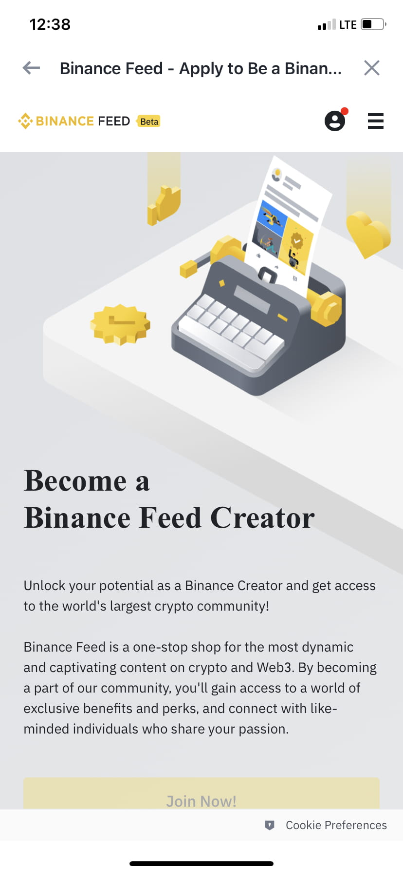 I am inviting You to join the Binance Feed CONTENT CREATOR P | Thelionandrew on Binance Square