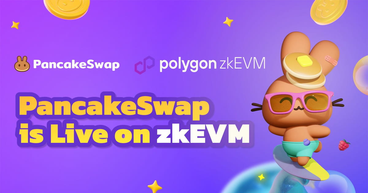 🔥DEX PancakeSwap officially launched on Polygon zkEVM #Pan | Vuong Chi ...