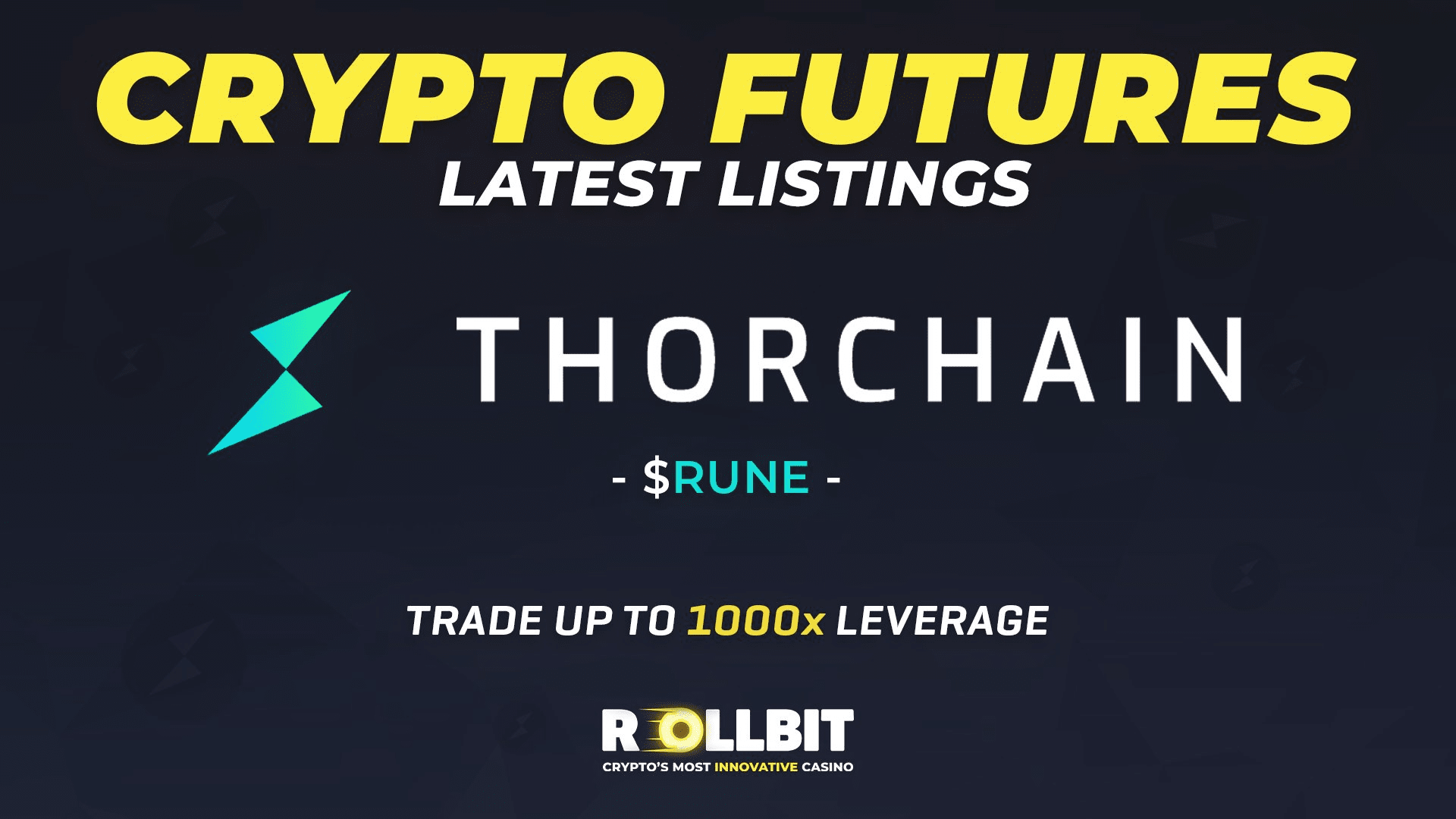 THORChain $RUNE can now trade crypto futures with up to 1000 | Crypto特工 on Binance Square