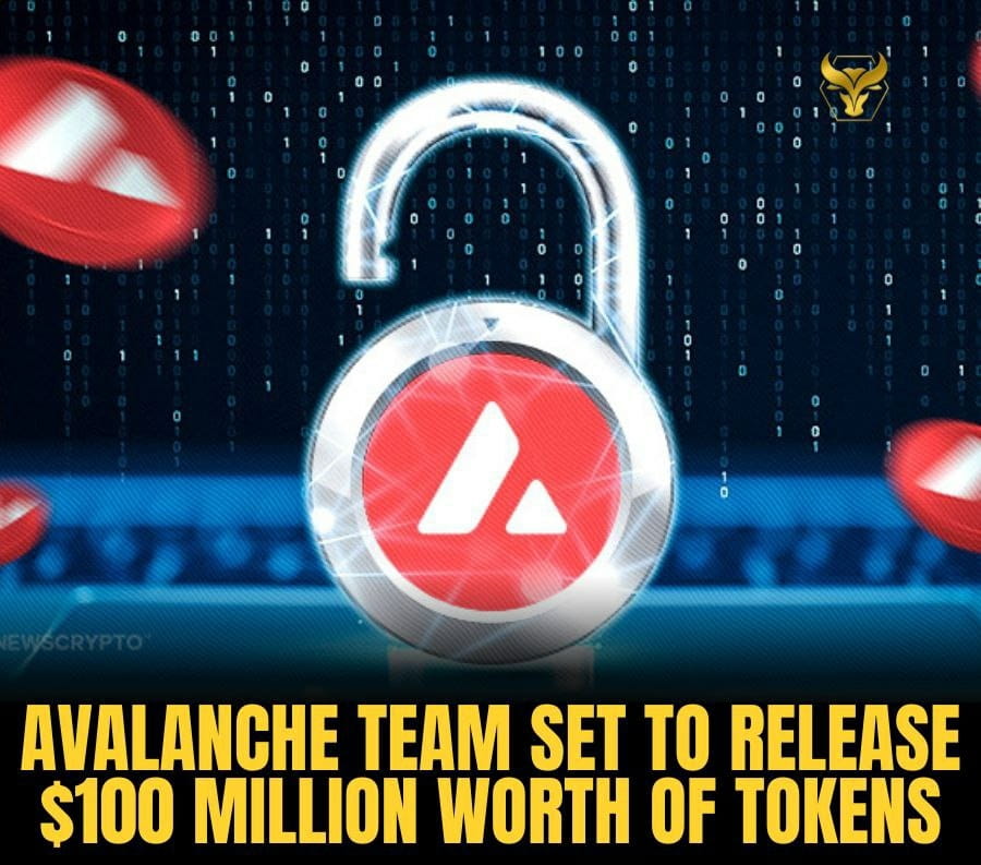 📌Avalanche (AVAX) is set to unlock 9.54 million tokens, add | Muhammad ...