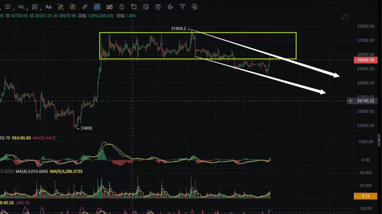 "BTC rebounded to 30,000, but the trend changed? The recent LTC ...