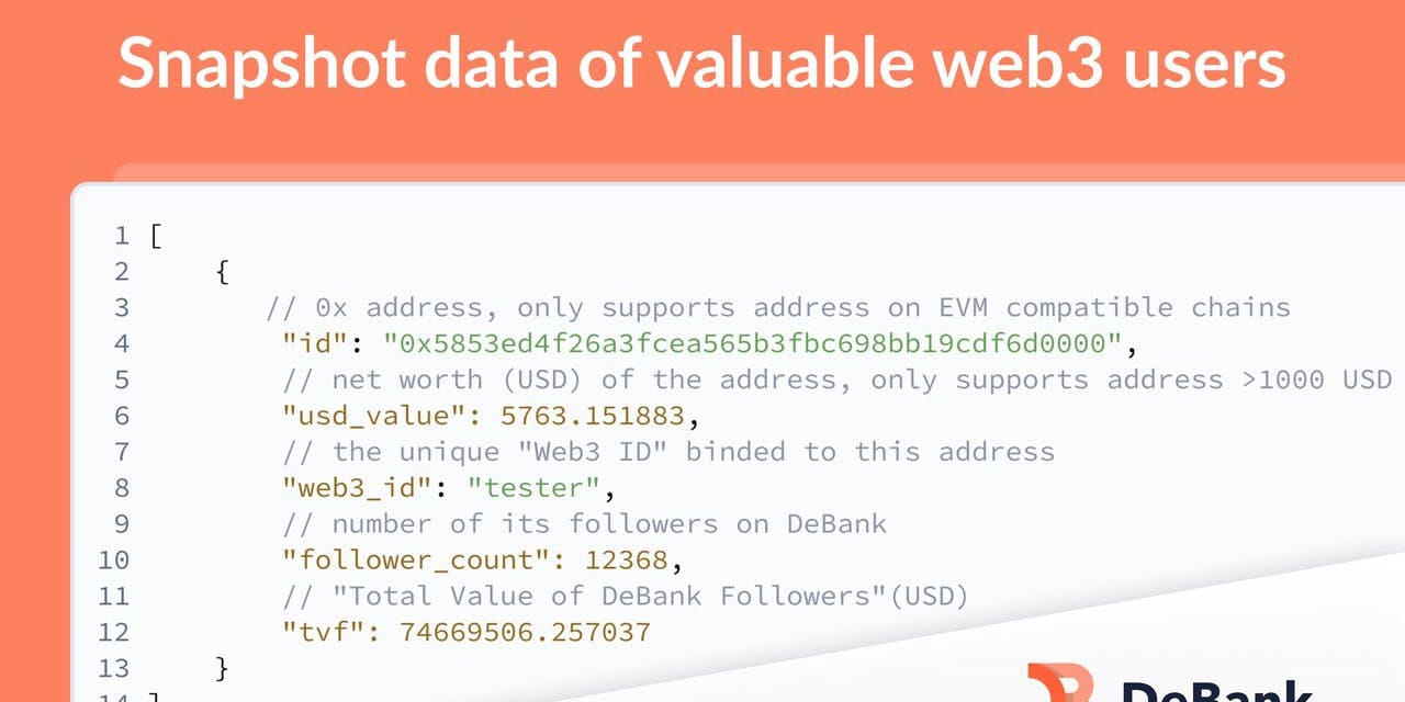 DeBank publicly releases Snapshot parameters on GitHub! Thi | 说穿了 on Binance Square