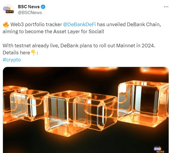 👀 Web3 portfolio tracker DeBank #DeFi introduced the DeBan | QYZMET on Binance Square